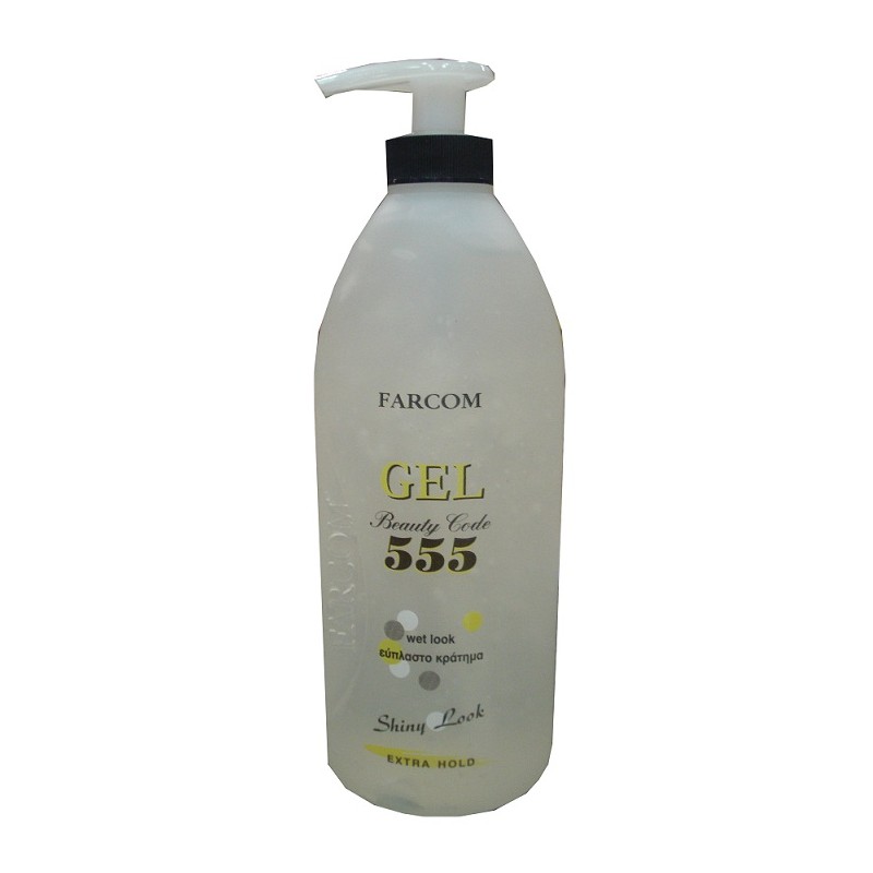 Hair Gel 555 Farcom 600ml - Studio Design Center - Heraklion