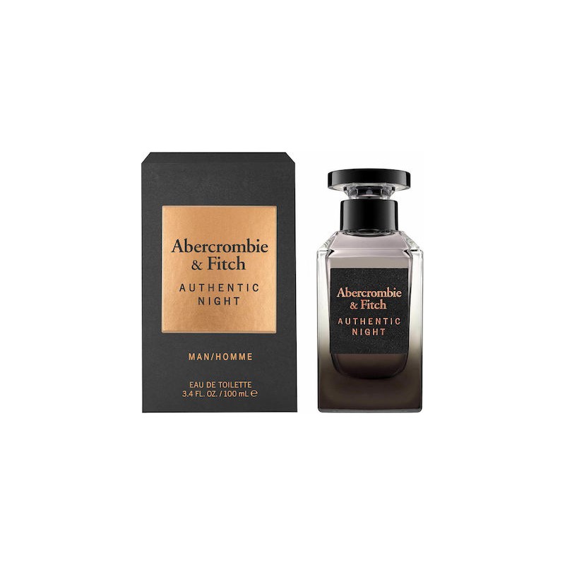 A&F AUTHENTIC NIGHT MEN EDT 100ML - Studio Design Center - Heraklion